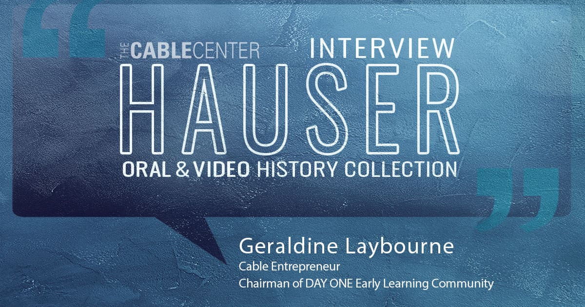 Geraldine Laybourne Oral History: Transforming Kids’ TV